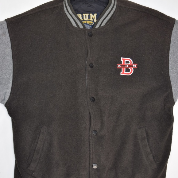 B.U.M. Equipment | Jackets & Coats | Vintage 9s Bum Equipment Varsity ...